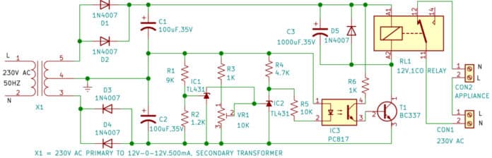 Overvoltage and Undervoltage Protection Circuit | DIY Circuit