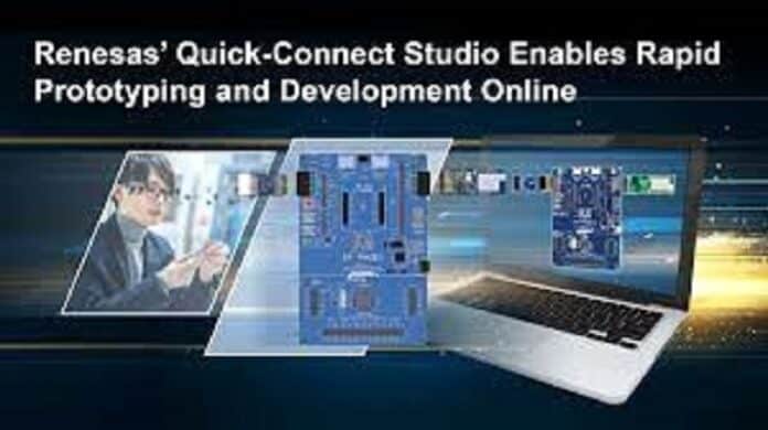 Renesas Introduces First Ever Quick-Connect Studio IoT Design Platform