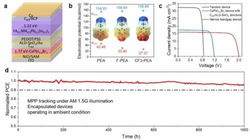 Efficient And Stable Perovskite Subcells