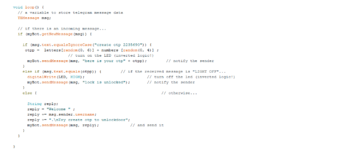 DIY OTP based Locker to Open Door Lock Wirelessly
