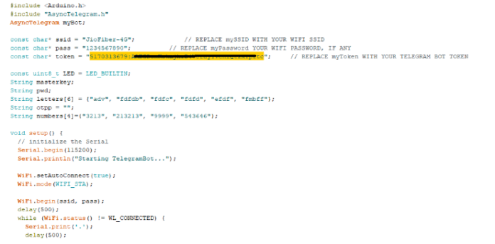 DIY OTP based Locker to Open Door Lock Wirelessly