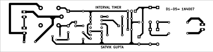 Energy-Saving Interval Timer Circuit