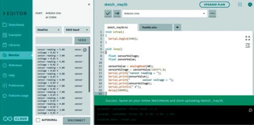 UV Radiation Testing Device using Arduino