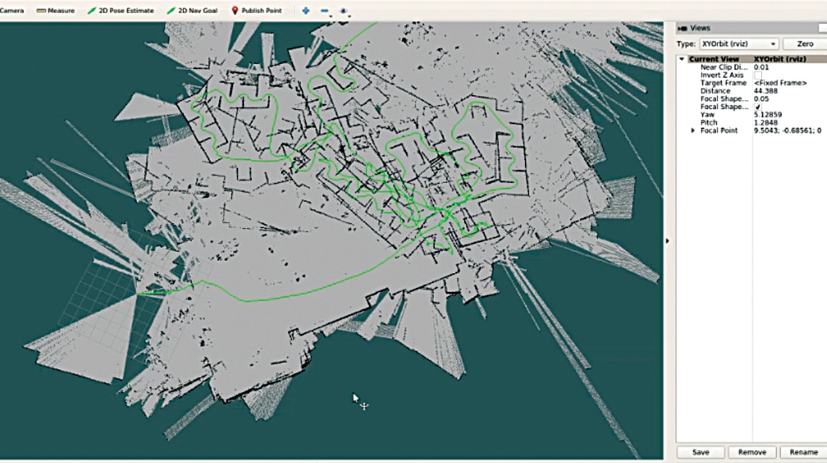 Hector Slam Mapping and Indoor Positioning ROBOT with ROS & Lidar