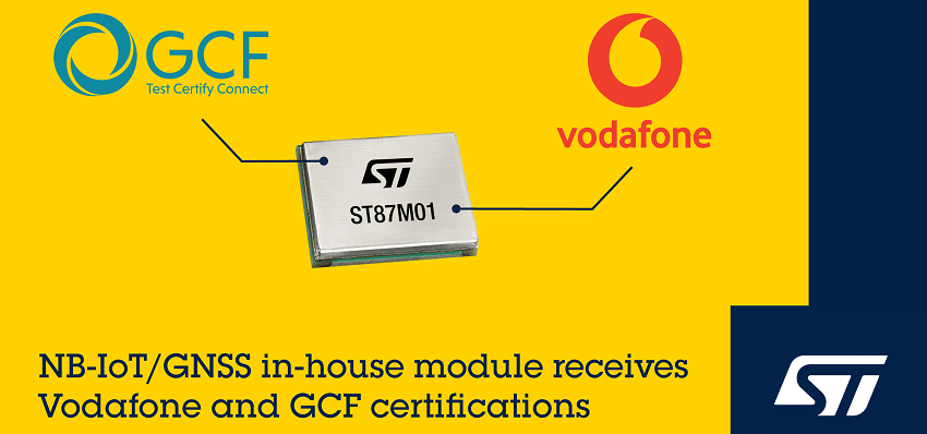 STMicroelectronics GNSS Gets NB-IoT Certification