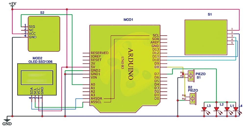 DIY Advanced Alcohol Breath Analyzer - Circuit and Code