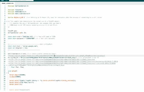 Real Time Logistics Tracking with Google Sheets