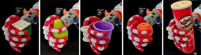 Economical Soft Robotic Hand For Large-Scale Deployment