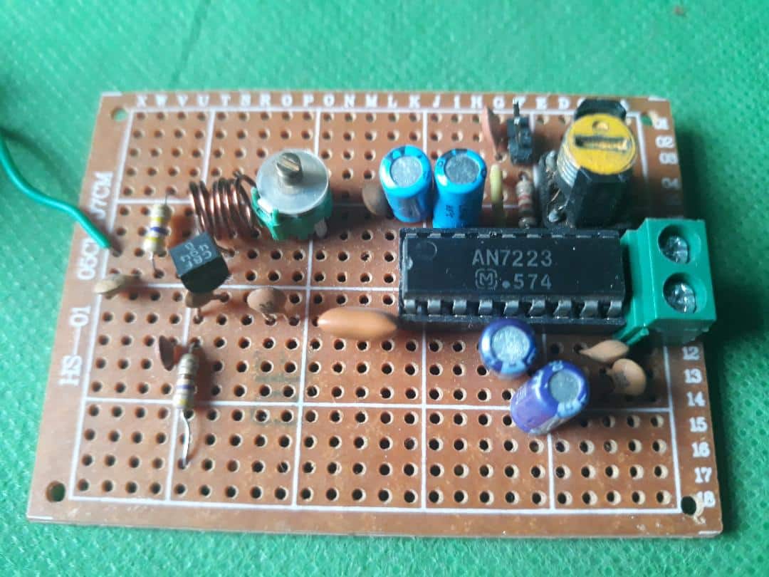 88.00MHz-108.00 MHz FM Radio Receiver Using AN 7223