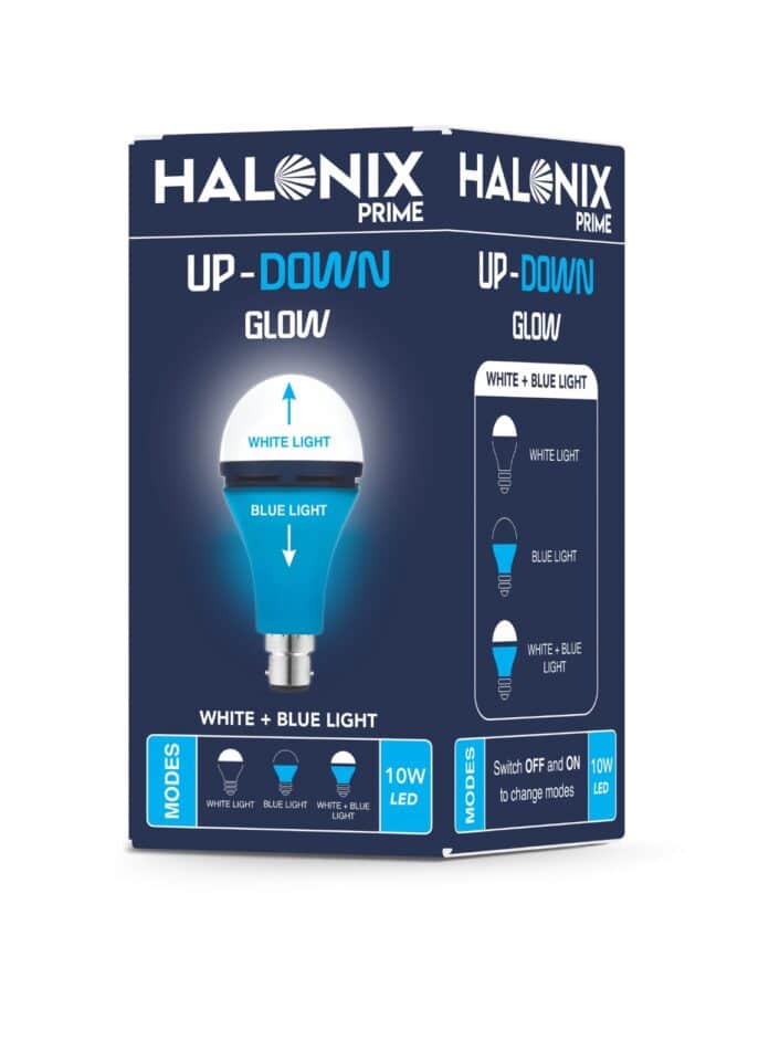 India's First 'UP-DOWN GLOW' LED Bulb With Dual Lighting Modes ...