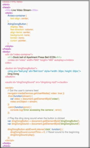 DIY Smart Video Doorbell using Raspberry Pi - Code & Circuit