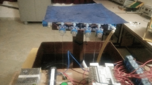 PLC Based Automatic Pattern Generated Square Water Curtain Fountain