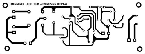 DIY Emergency Light Cum Advertising Display Board