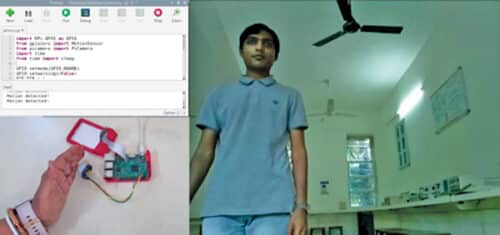 Intrusion Detection Using Raspberry Pi and Video Storage using Telegram BoT