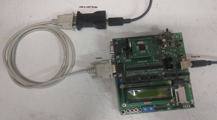 Interfacing LPC2148 32bit Microcontroller With The PC Using NI LabVIEW