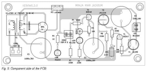 DIY Rain Alarm Circuit - Step-by-step Tutorial
