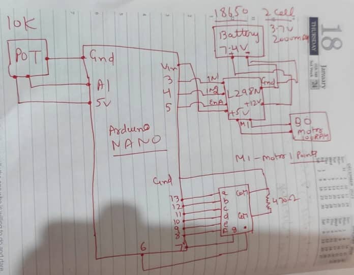 Efficient Speed Control Of DC Geared Motor With Display Facility For ...