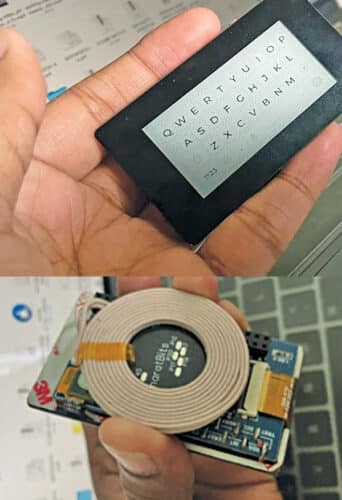 Batteryless E-Paper Displays and Energy Harvesting Methods