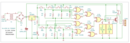 Multi Switch Control Circuit for Buzzer/Appliance