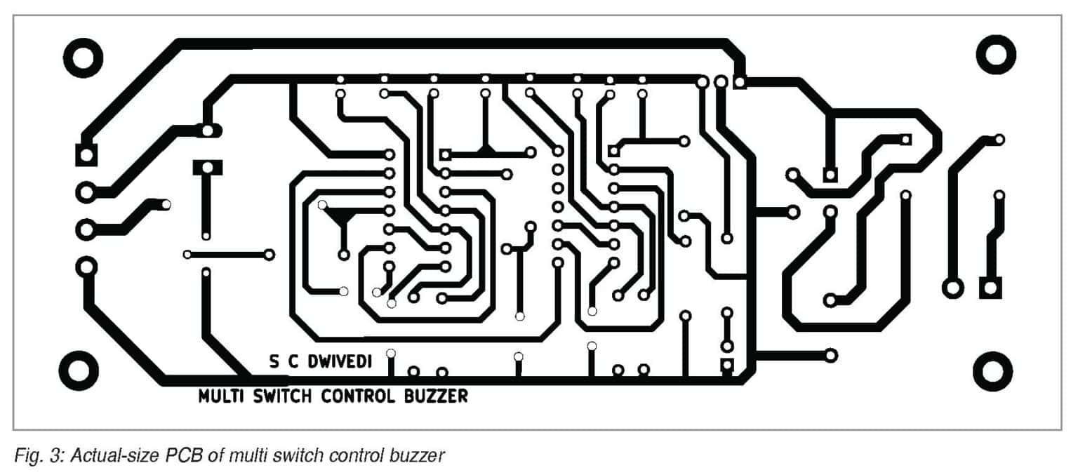 Multi Switch Control Circuit for Buzzer/Appliance