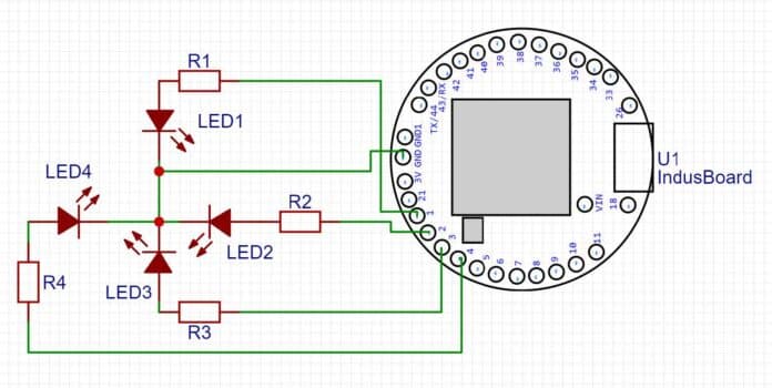 Compass Using Indus Board