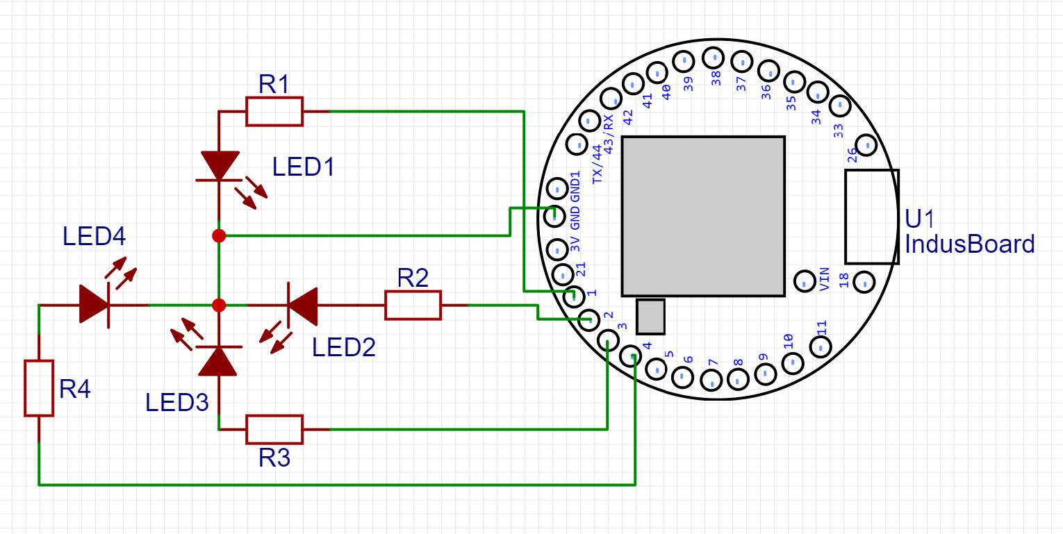 Compass Using Indus Board