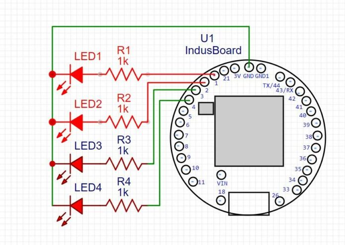 Blink LED Using Random Number Generator