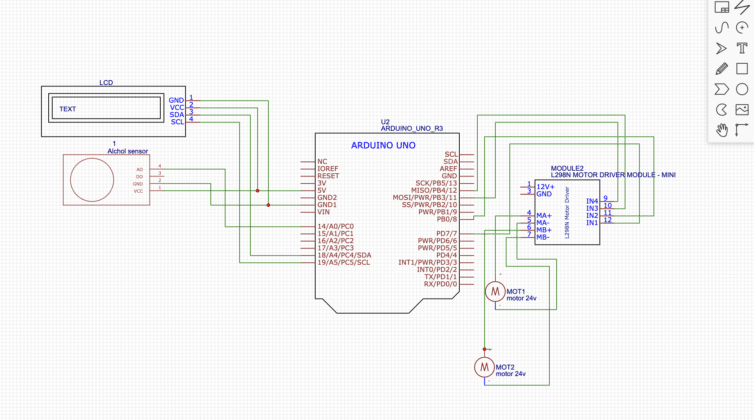 Alcohol Detection Smart Vehicle Using Arduino