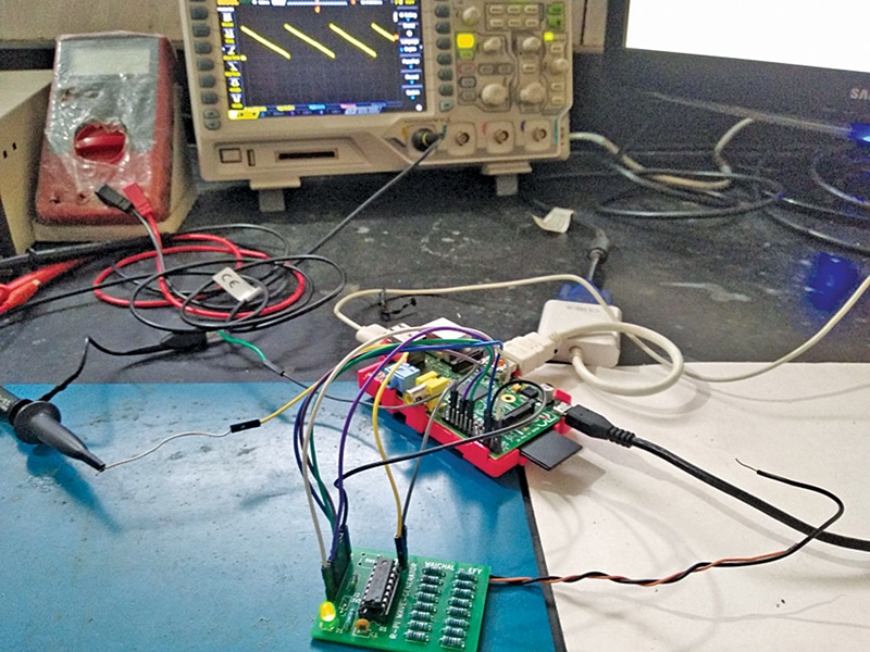Raspberry-Pi Based Wave Form Generator