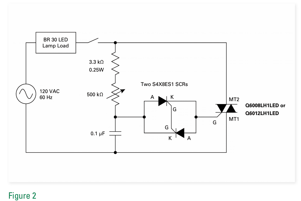 Controlling LED Lighting Using Triacs & Quadracs