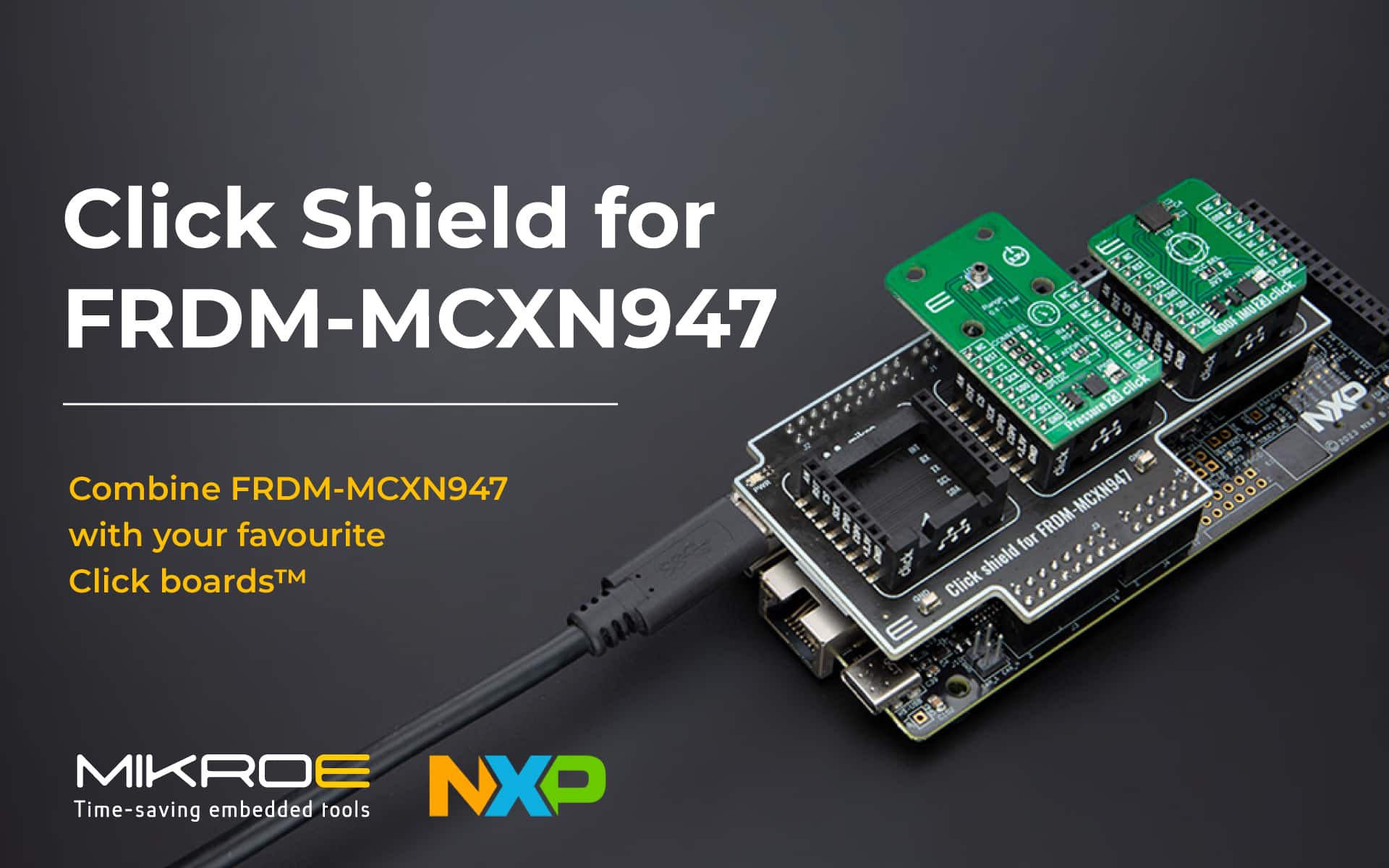 Click Shield Expands NXP Development Board Capabilities