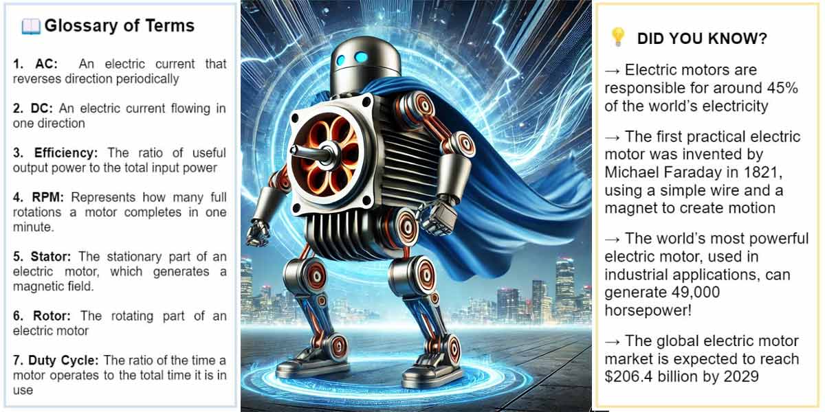 Electric Motors Types, Applications, and Selection Guide