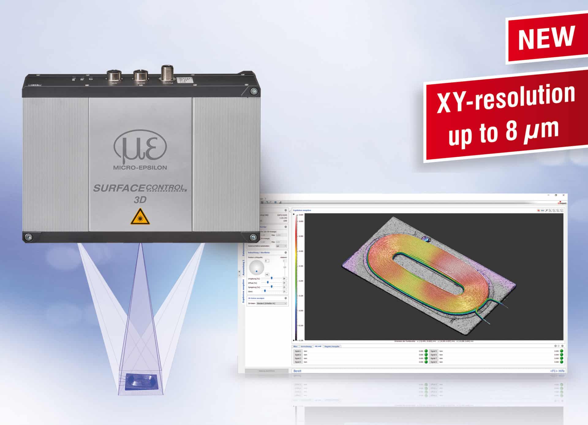 3D Snapshot Sensor With 8µm XY Resolution