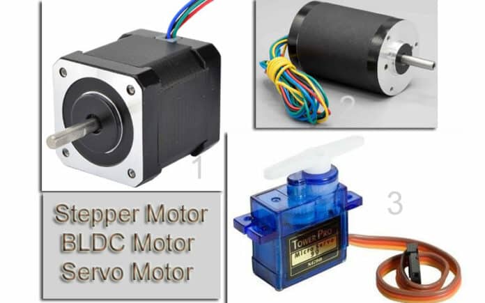 Difference Between Stepper Motor, BLDC Motor And Servo Motor