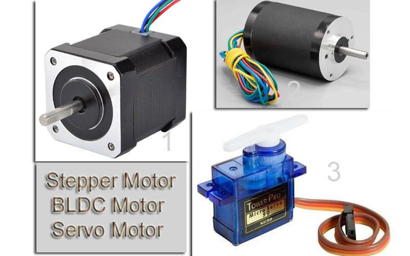 Difference Between Stepper Motor, BLDC Motor And Servo Motor