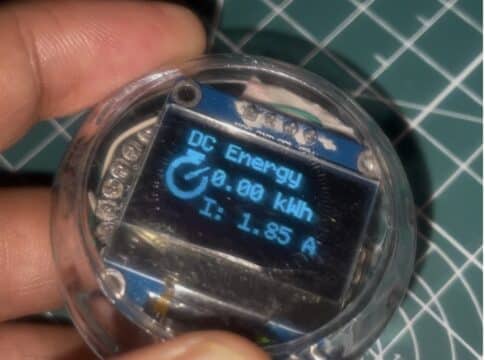 Smallest Portable Ammeter and Energy Monitor Device