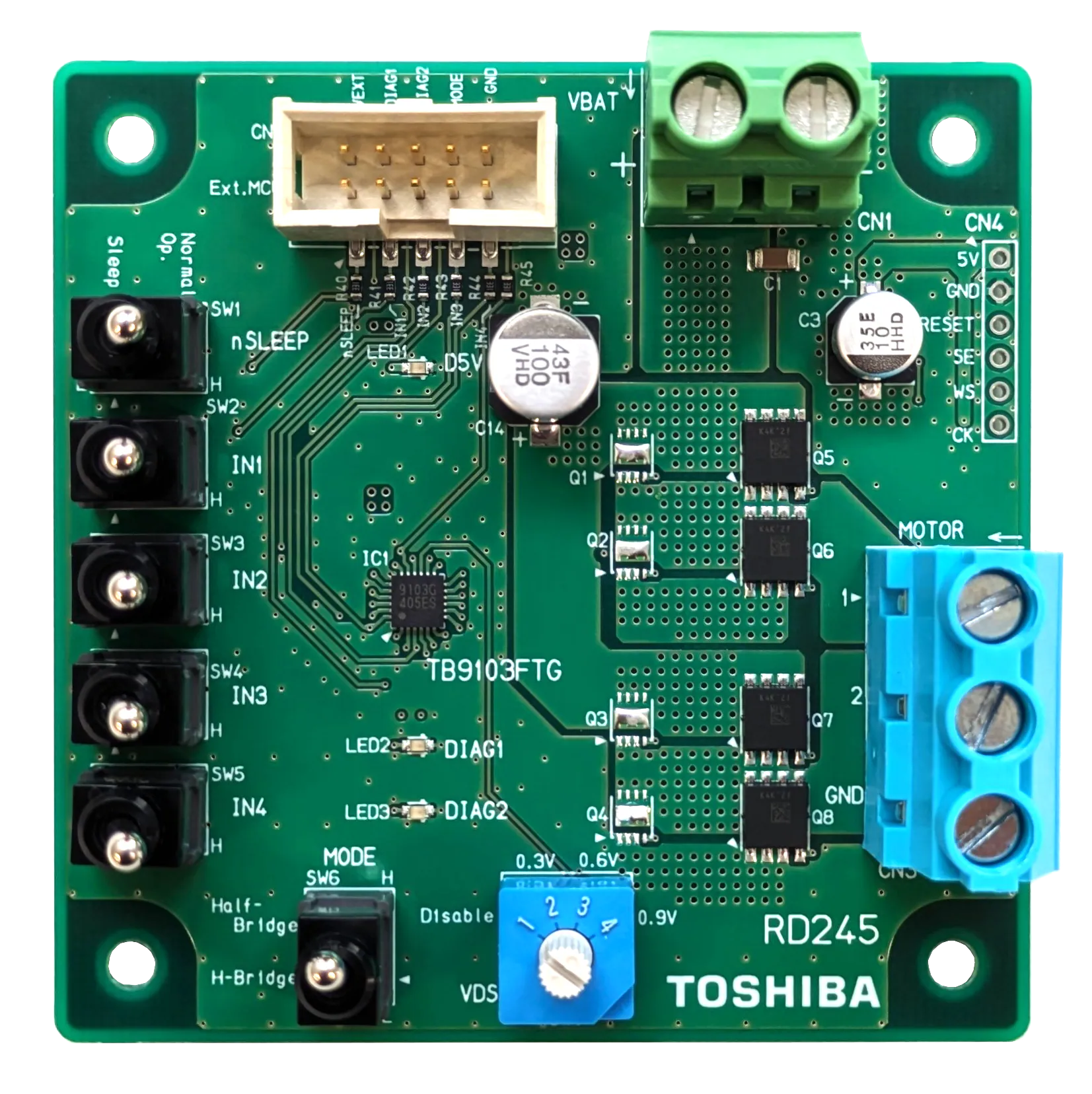 Automotive Brushed DC Motor Driver Reference Design with Built-in ...