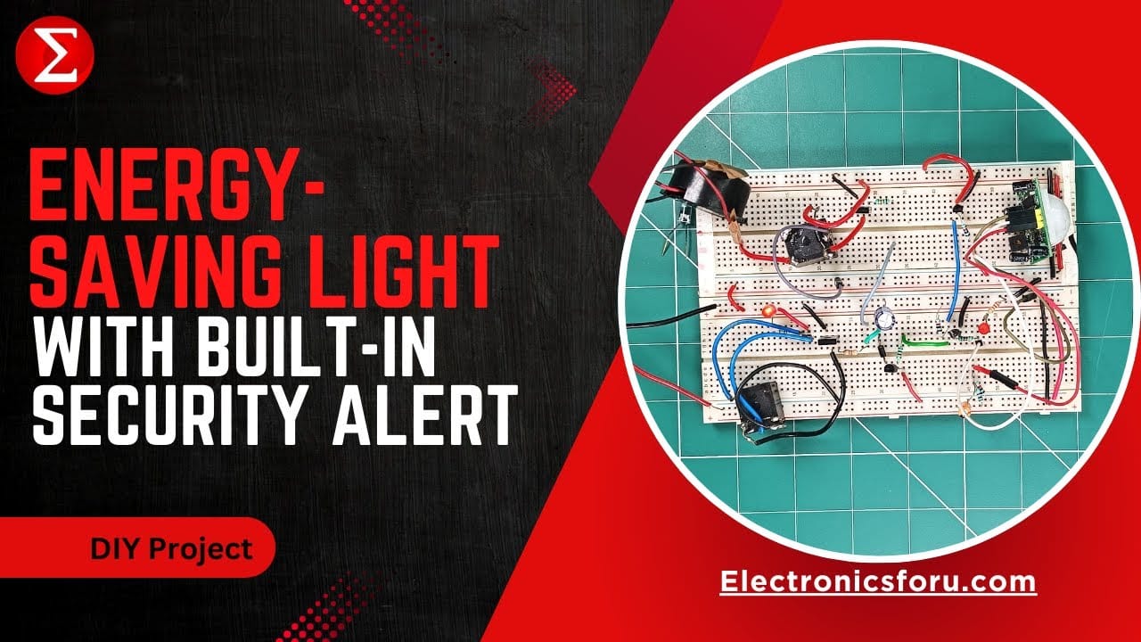 LIVE DIY: Energy-Saving Light With Built-In Security Alert