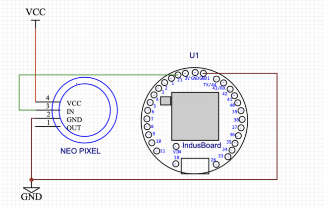 Smallest NeoPixel RGB LED Controller with IoT
