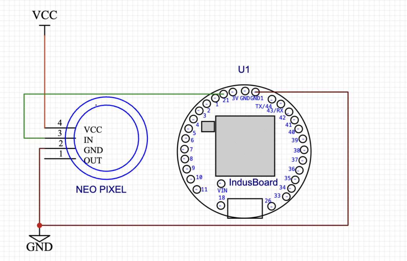 Smallest NeoPixel RGB LED Controller with IoT