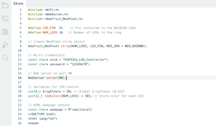 Smallest NeoPixel RGB LED Controller with IoT