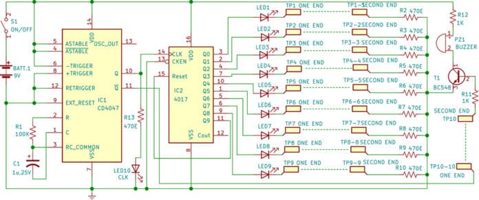 DIY Multi-wire Cable Continuity Tester: Step-by-Step Guide with Circuit ...