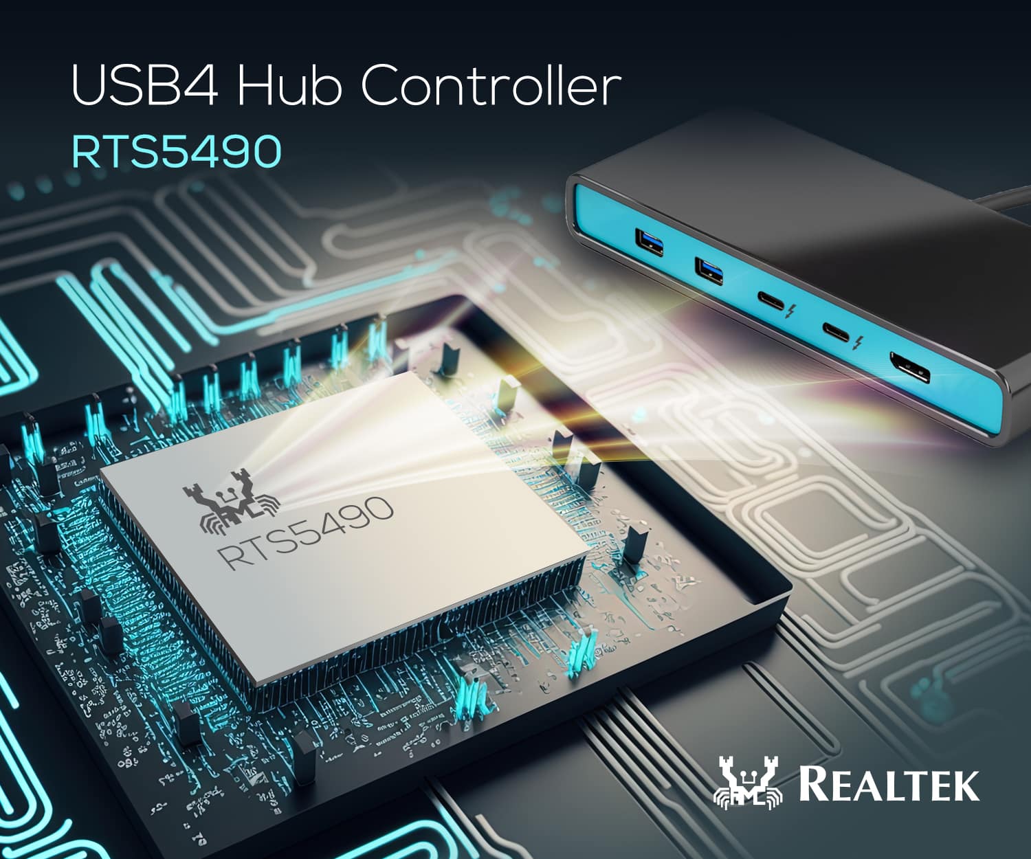 World's First Multi-Port USB4 Hub Controller