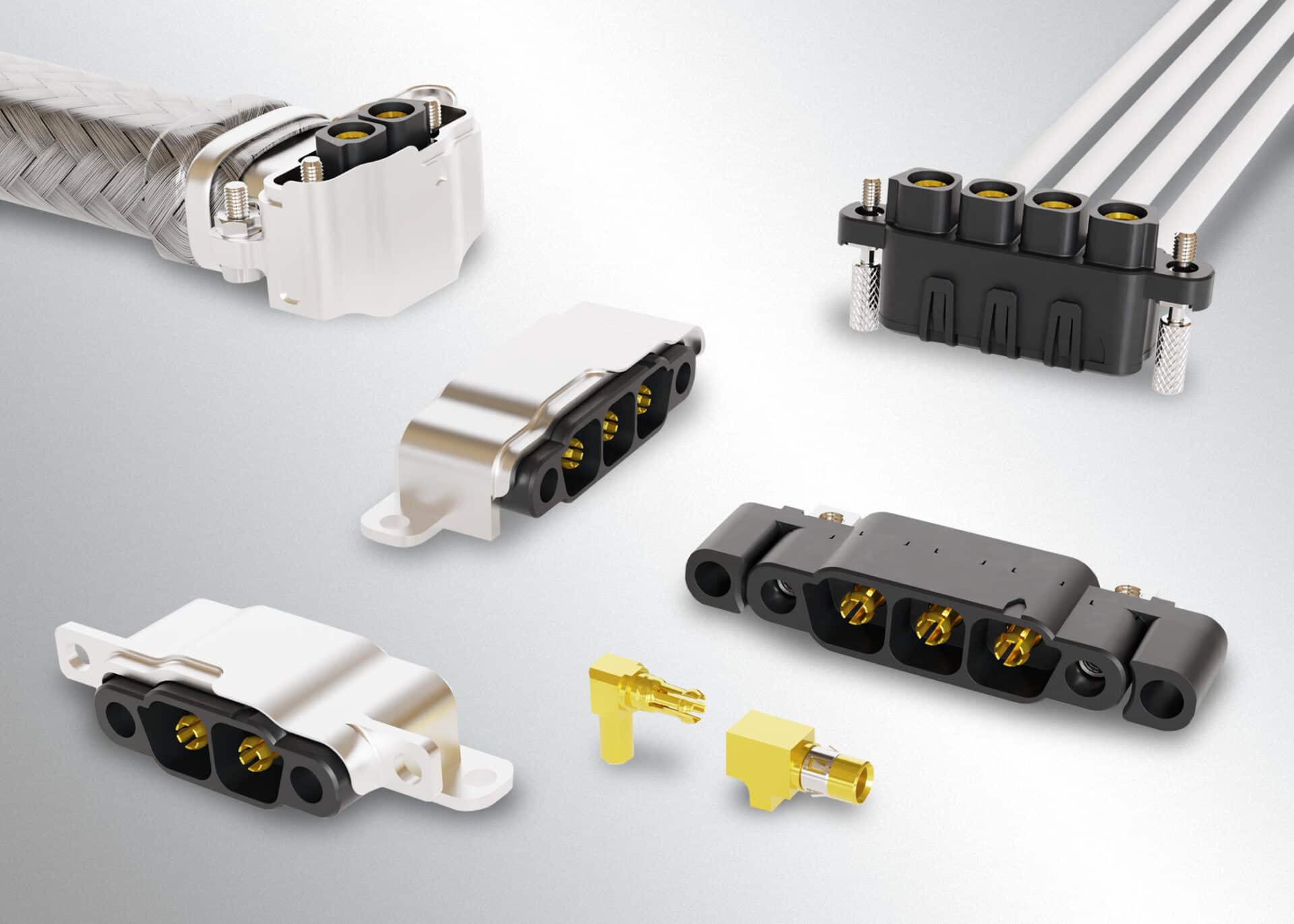 Right Angled Power Connectors