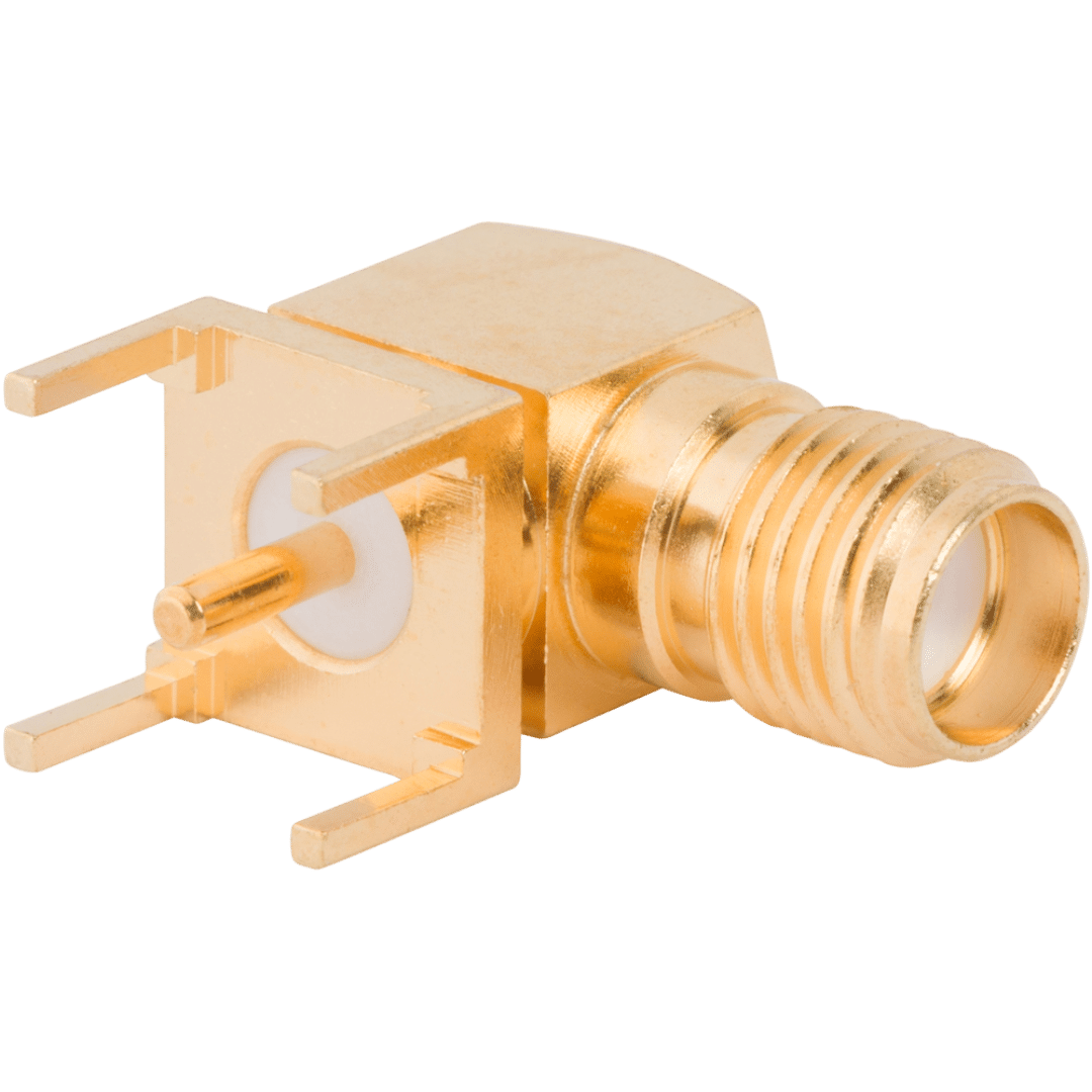 Right-Angle SMA Jack For Fast Signals