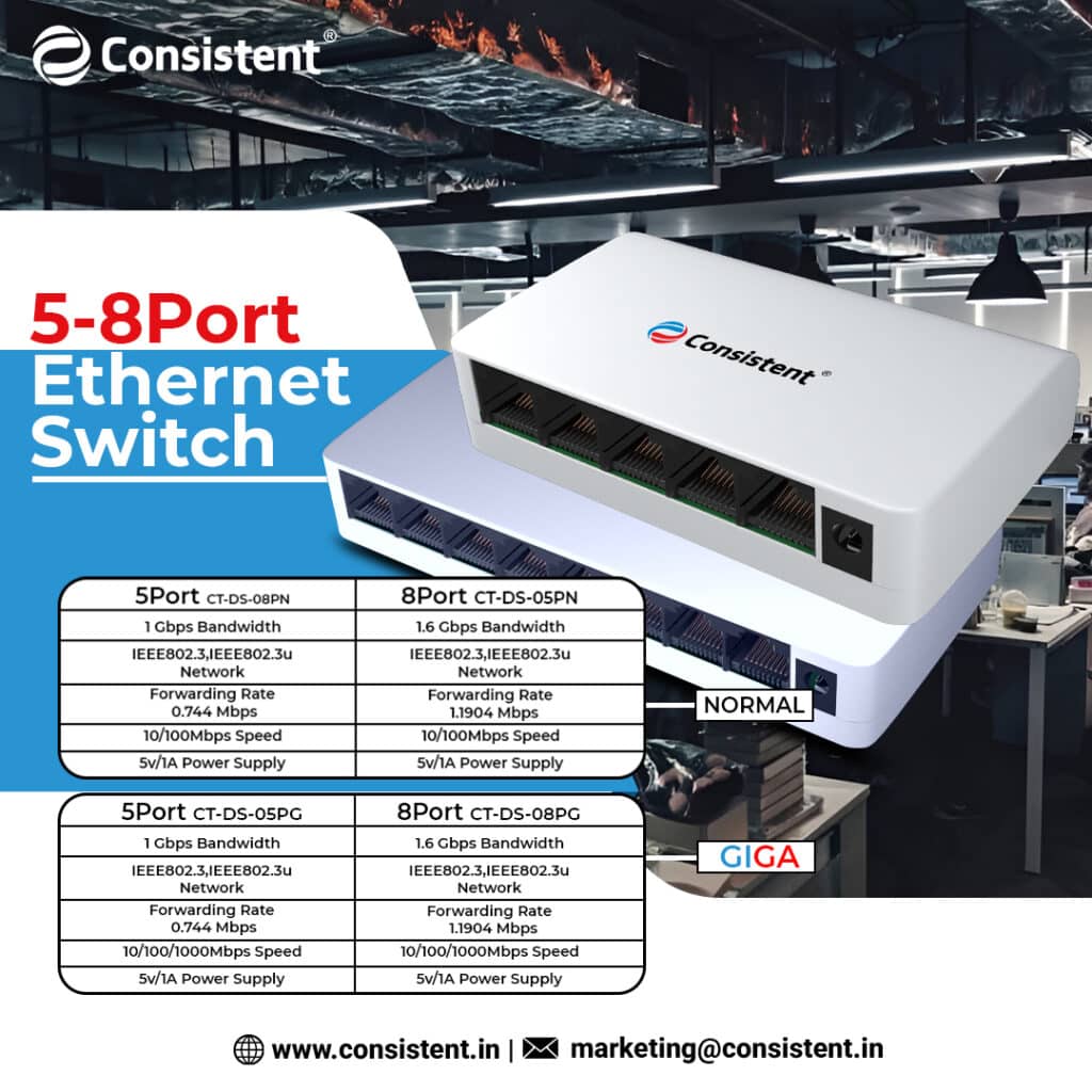 Easy Ethernet Switches For Home And Office
