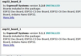 Installing Multiple Versions Of The ESP32 Board Package in Arduino IDE