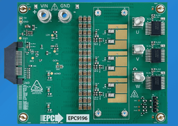 GaN Board Powers 3-Phase Motors