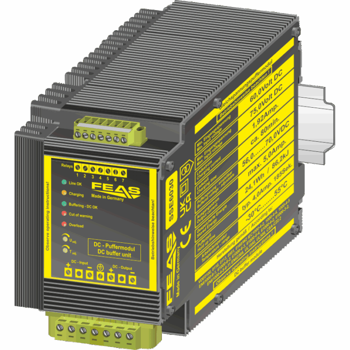 Supercapacitor UPS Module With 60V
