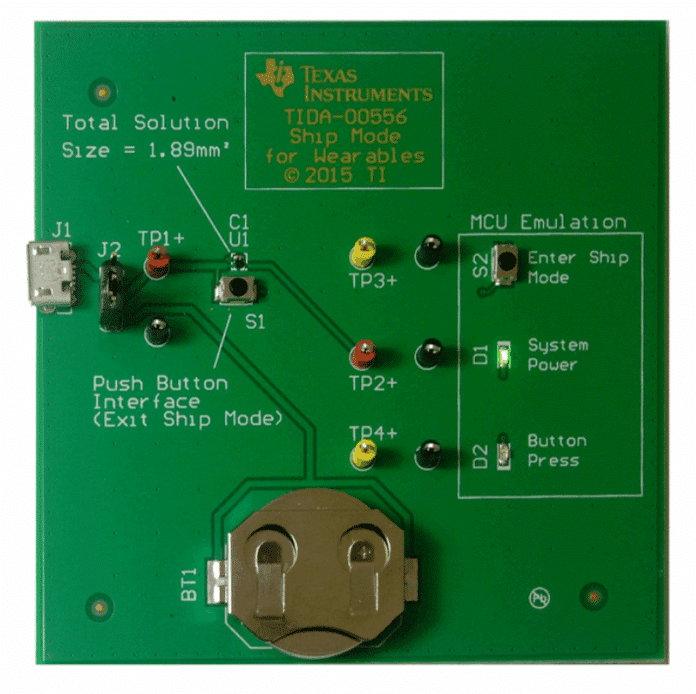 Load Switch Based Ship Mode Reference Design for Wearables ...